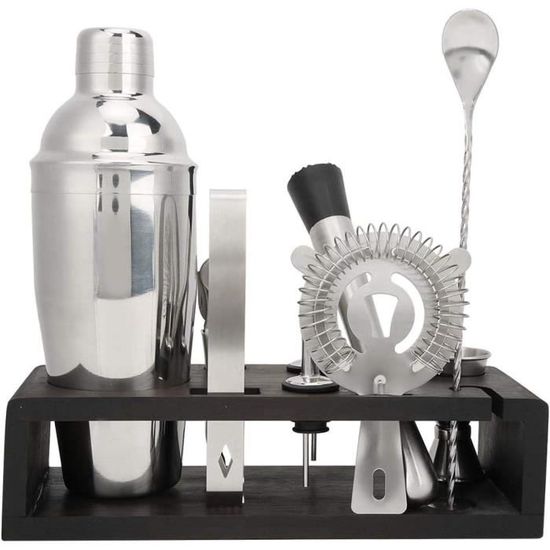 Kit De Barman Avec Support, Ensemble De Shaker À Cocktail, 10 Pièces ...