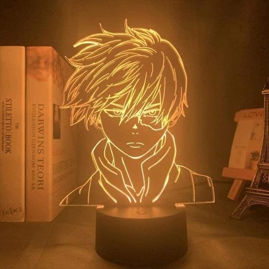 Tatapai 3D Illusion Lamp Led Night Light Anime My Hero Academia Shoto ...