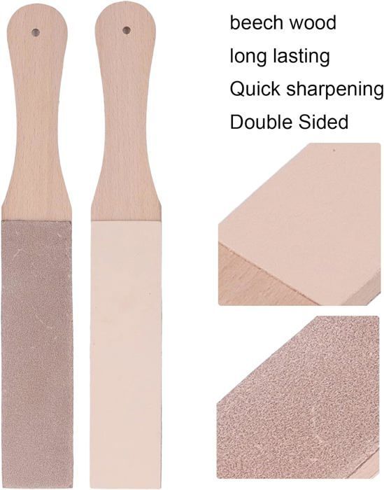 Strop en Cuir Double Face, Composé De Polis à Affûtage Rapide, Bois De ...