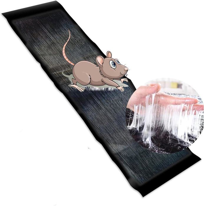 Piege a Souris Rat Colle Collant, Glue Souris 60 x 28 cm,Piège à Souris ...