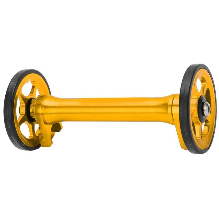 Atyhao Folding Bike Extension Rod, Easy Wheels Extension Bar Anodized ...