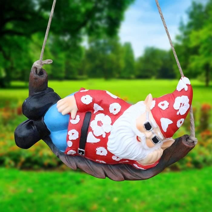 Statue de Nain de Jardin, Figurine de Jardin décorative en résine Faite ...