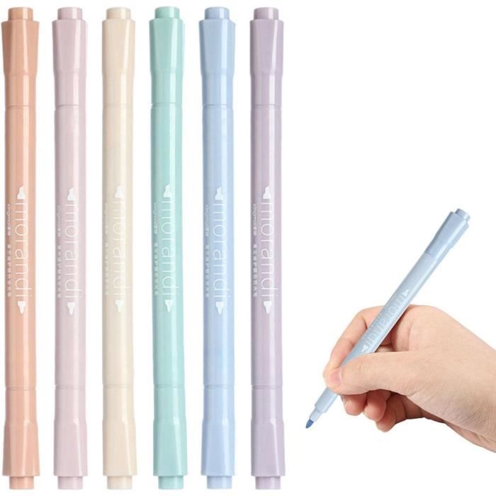 Surligneurs Colorés | Stylos Fluorescents À Pointe Biseautée Pour ...