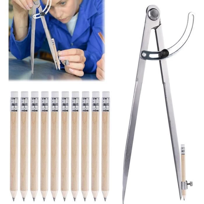 Compas Menuisier, Compas De Mesure En Acier Professionnel Compas Pointe ...