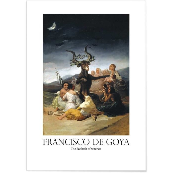 Poster Francisco De Goya Sabbath 50X70Cm - Imprimée Sur Poster De Haute ...