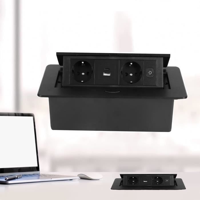 Prises Rétractables, Multiprise, Bloc Multiprise 2 Voies, Prise De ...