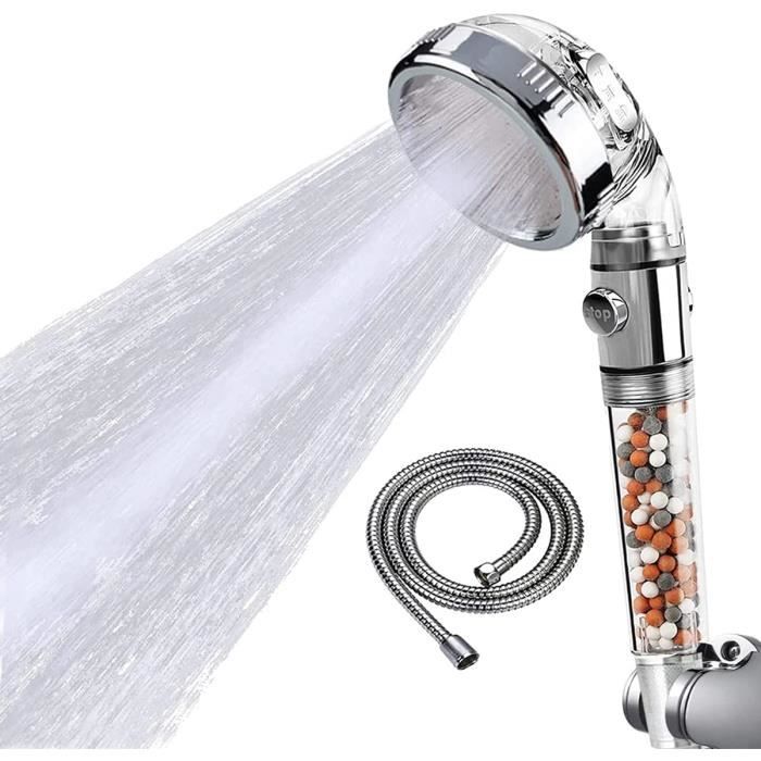 Liwi Pommeau Douche Pommeau Douche Anti Calcaire Avec Tuyau 1 5m 3