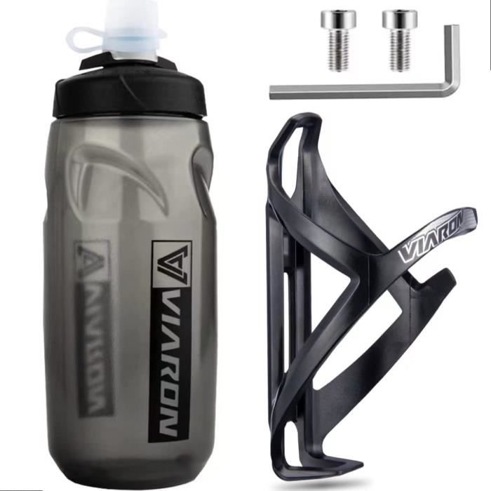 Porte Bidon de Vélo avec Gourde Vélo 650ML, Bidon de Sport de Haute ...