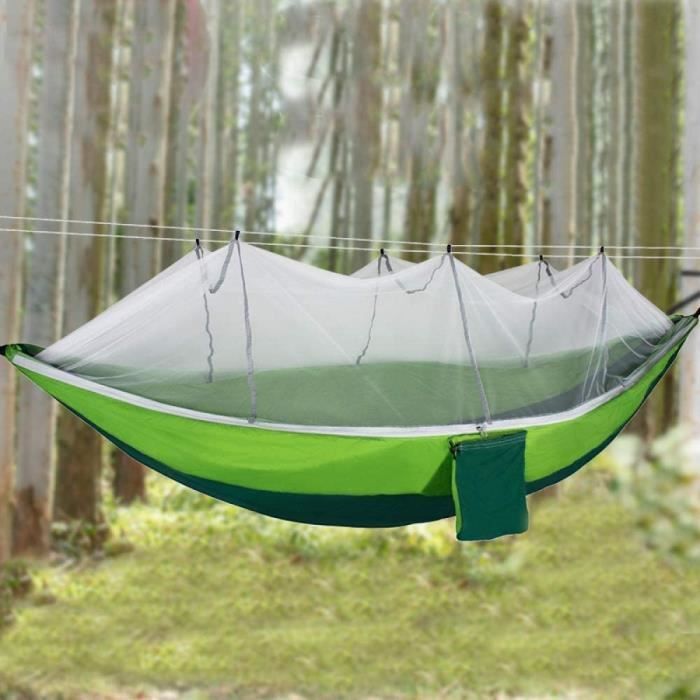 Hamac D'Extérieur Double Portable Hamac Jardin Avec Moustiquaire Pour ...