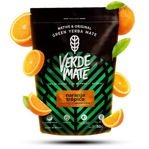 Yerba Maté Verde Mate Naranja Tropico - Orange Sans Poussière Fruité ...