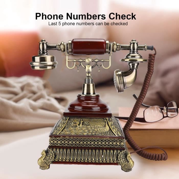 Téléphone Vintage, Téléphone Fixe Classique Rétro Européen Numérique ...