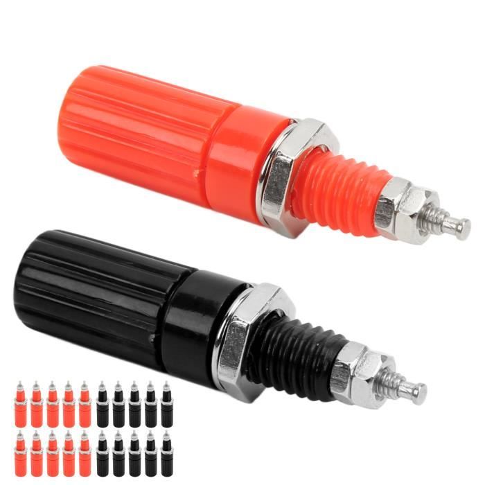 10 Paires 4mm Fiche Banane M3 Borne Banane Borne De Liaison Connecteur ...