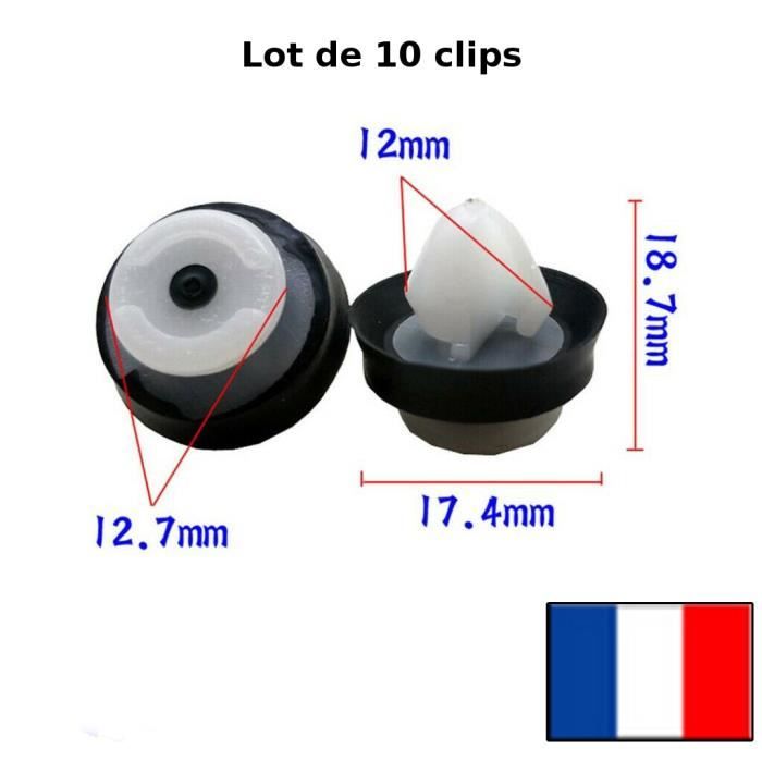 X10 Clips de Fixation Garniture Porte Citroen C3 C8 Berlingo Twingo 2 ...