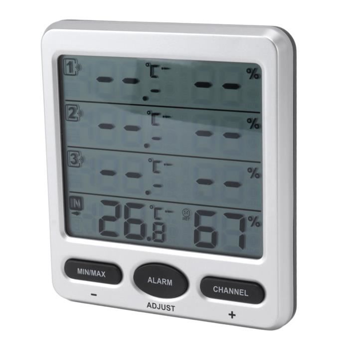 Thermomètre Hygromètre D'Ambiance Thermomètre Intérieur Extérieur ...
