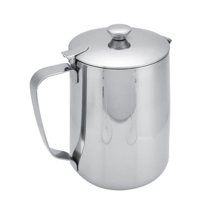 Fdit tasse à mousser de lait Tasse à café en acier inoxydable Pichet à ... Fdit tasse à mousser de lait Tasse à café en acier inoxydable Pichet à ...