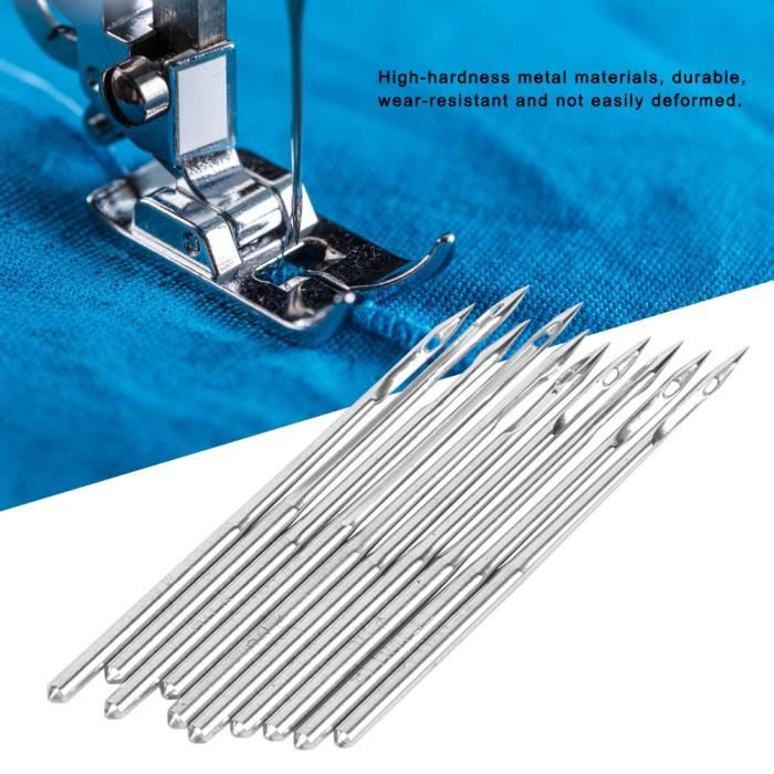 SUC-Aiguilles à coudre 10 Pcs Aiguilles En Métal Type DBx1 6 Type Machine Coudre Industrielle ...