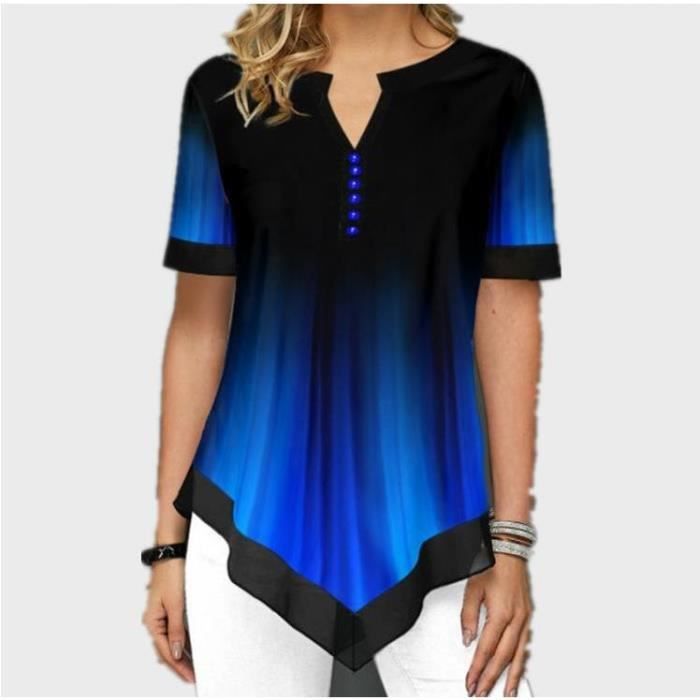 Chemisechemise Décontractée à Col En V Pour Femmeschemisier Grande Taillechemise Tunique Pour