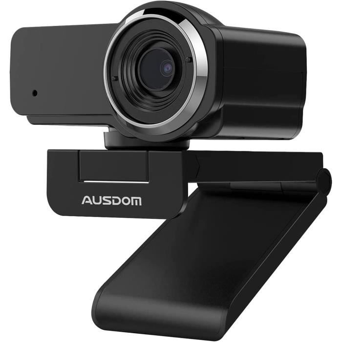 AUSDOM 1080p Streaming Webcam pour PC, AW635 Plug Play USB Caméra Web ...