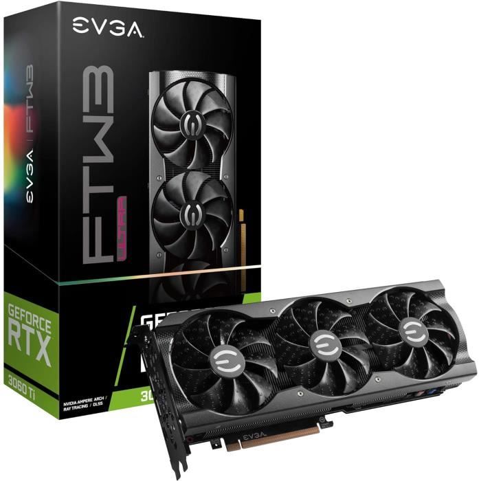 Geforce Rtx 3060 Ti Ftw3 Ultra Gaming, 08G-P5-3667-Kl, 8Gb Gddr6, Icx3 ...