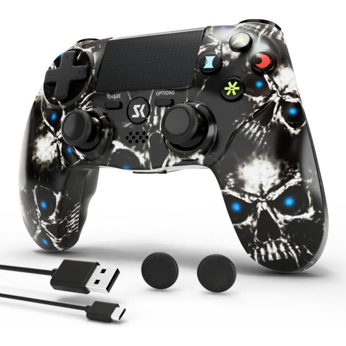 Manette Sans Fil Pour Ps4, Multiplateforme Manette Compatible Avec Ps4 ...