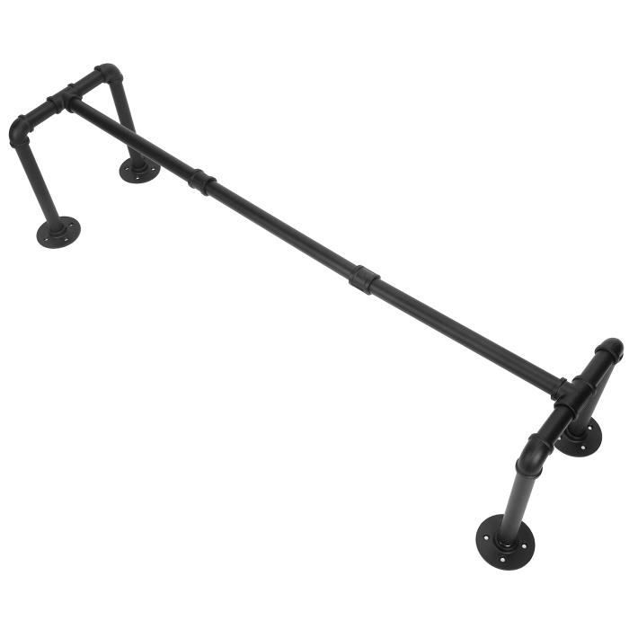 FAN Rail de suspension de vêtements Porte-vêtements de Tuyau Industriel ...