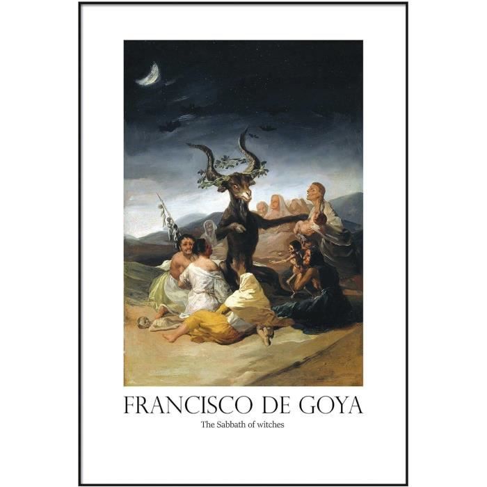 Poster Francisco De Goya Sabbath 50X70Cm - Imprimée Sur Poster De Haute ...