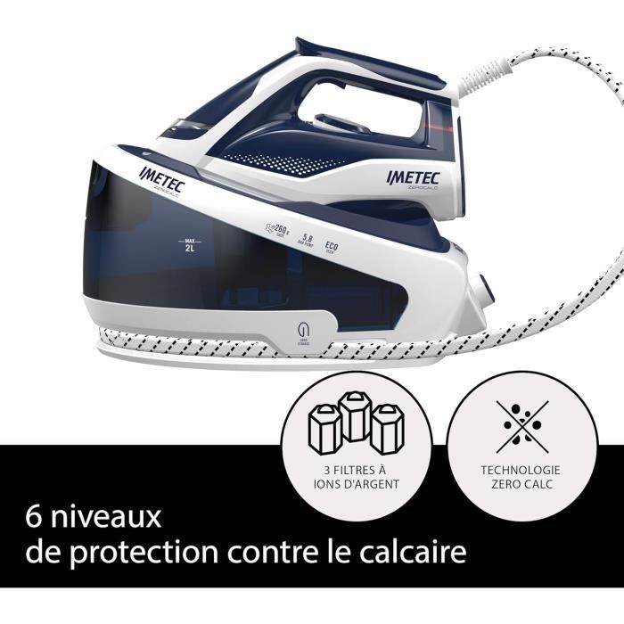 Zerocalc Pro Ps2 2400 Fer À Repasser Vapeur - Fer À Vapeur 2400 Watts ...
