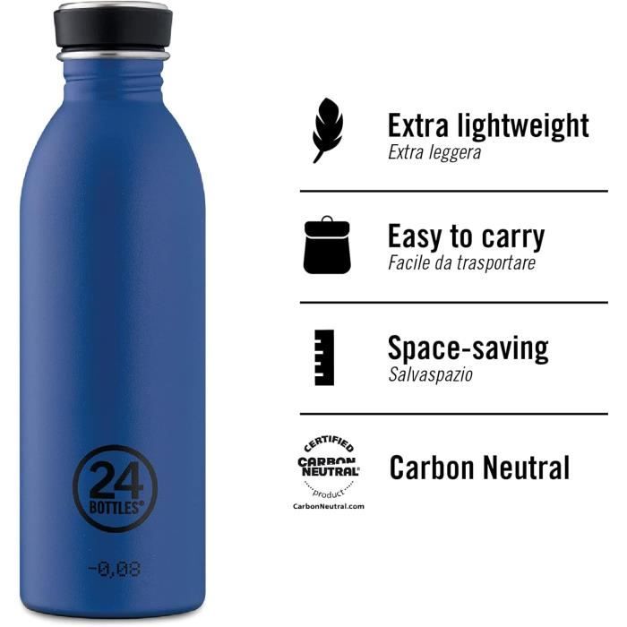 Urban Bottle Gourde 1L - 500Ml - 250Ml, Cantine Reutilisable 100% ...