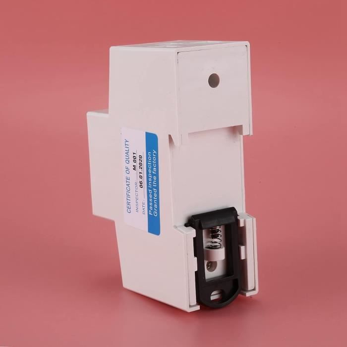 2X Rail Din Monophasé Wattmètre Consommation Electrique En Compteur D ...