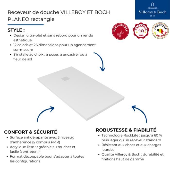 Entretien Receveur Antidrapant Villeroy Boch