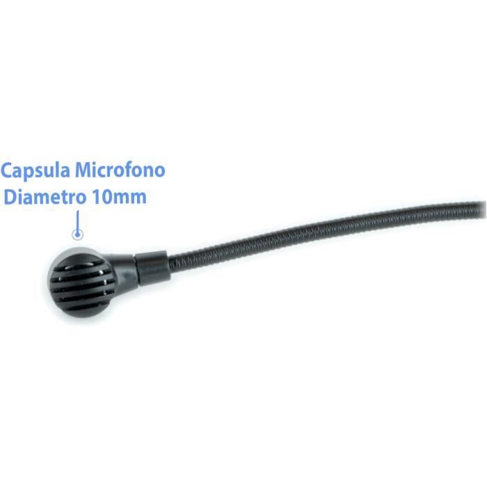 Micro Serre Tête Casque Sans Fil A Condensateur Omnidirectionnel Jack 3 ...
