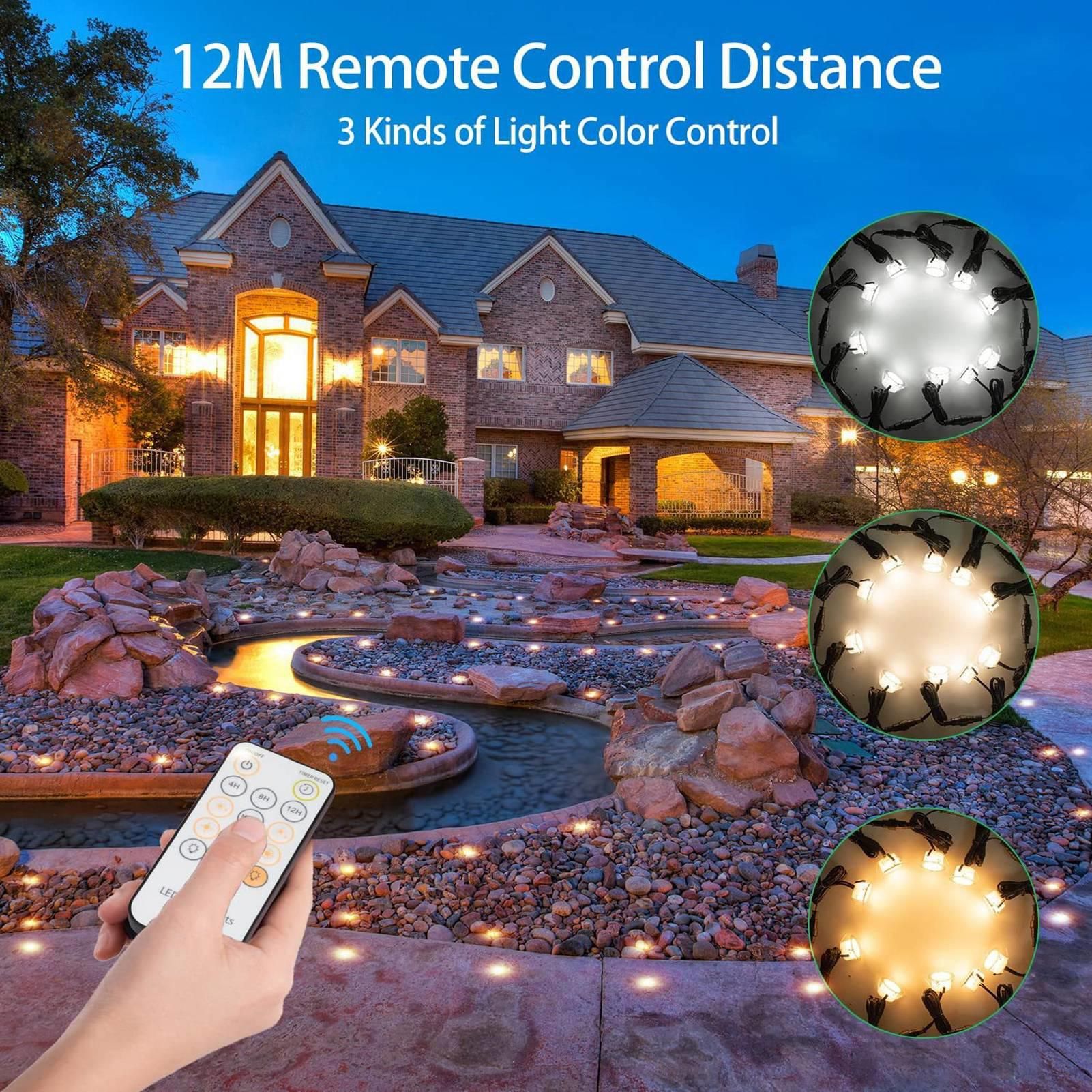 Kit d'éclairage LED terrasse - 10 pièces - Acier inoxydable 304 - IP67 ...