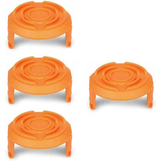 Lot de 4 capuchons de bobine pour débroussailleuse WORX WG150 WG151 ...