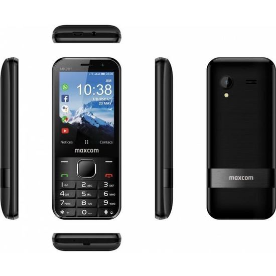 Maxcom Feature Phone 4G Pant 2.8 BLACKGSM - 5908235974675 - Cdiscount ...
