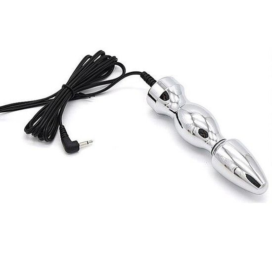 19 -Électro Choc Anal Godemichet Anal Avec Balle Vibrateur Saut Oeuf Clitoris Stimulateur Anal ...