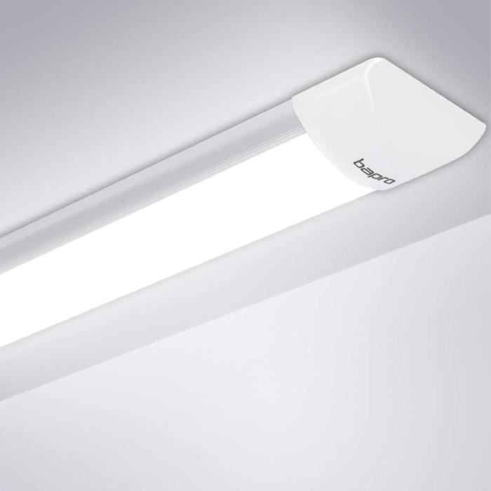 60CM Tube LED, 20W 2000LM Neon LED, IP66 étanche Reglette LED Ultraslim ...