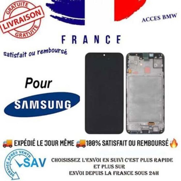 Original Ecran LCD et Vitre Tactile Noir pour Samsung Galaxy A15 5G A156B/Galaxy A15 4G A155 ...