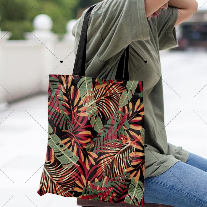 Sac de course - Cabas,Sac en toile à thème de vacances,grande Valise de ...