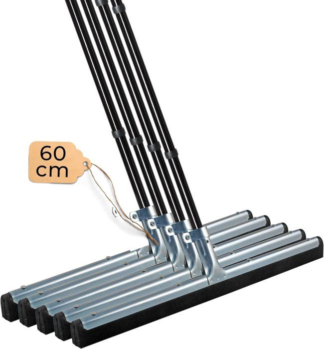 Lot De 5 Raclettes À Eau Pour Sol De Douche - 60 Cm - Pour Voiture ...