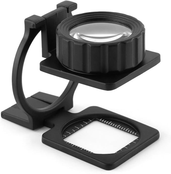 Loupe portable pliable 15X Loupe Loupe Loupe Loupe Loupe mesure ...