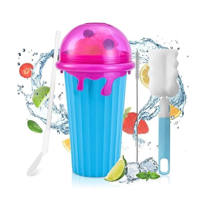 Slushy Cup,Slush Ice Maker,Homemade Smoothie Cup，Smoothie Pinch Ice Cup ...