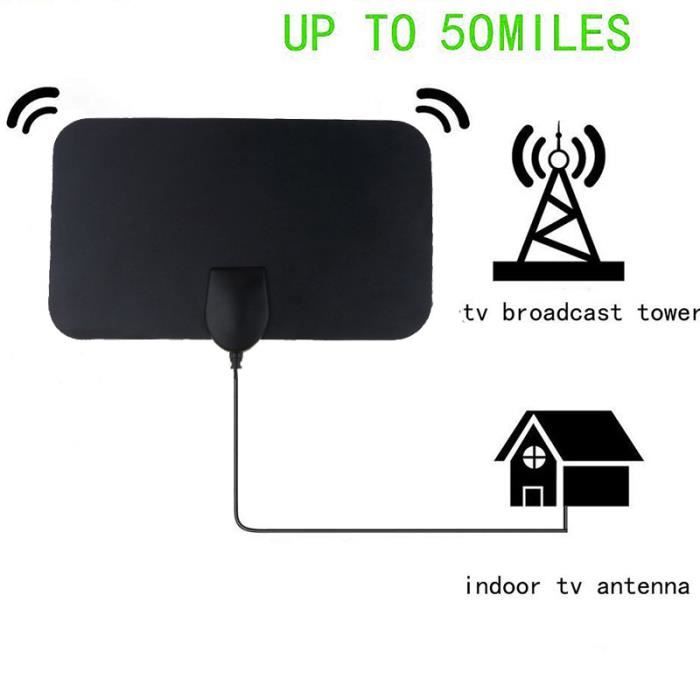 Boîtier de Télévision Numérique HD à Gain Élevé, Box avec Antenne ...