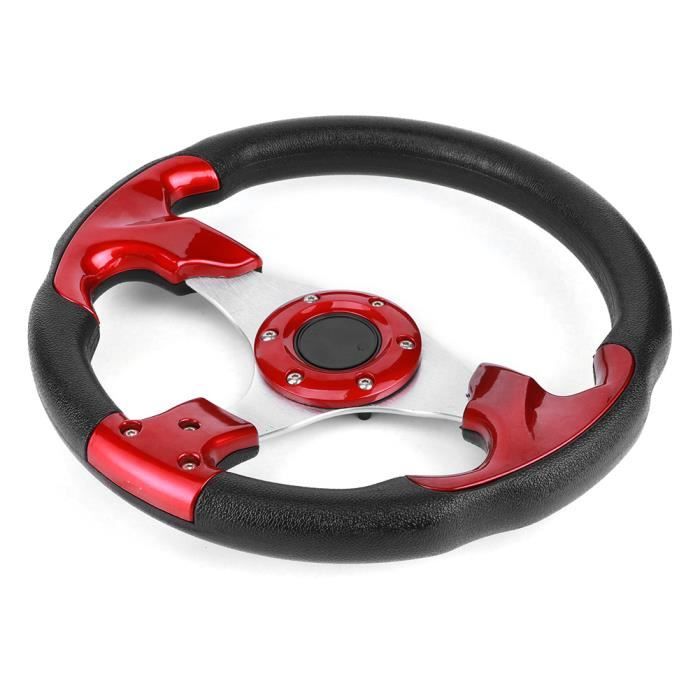 320mm/12.5po Volant de Voiture de Course avec Bouton de Klaxon PVC ...
