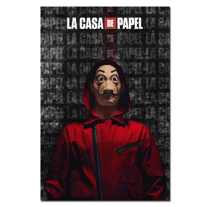 Affiche Imprimée La Casa De Papel Film Série Tv Saison 4 3 2 1