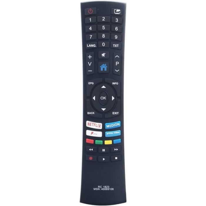 Télécommande De Remplacement Compatible Avec Medion Smart Full Hd Tv ...