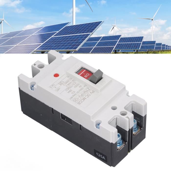 Disjoncteur - Cikonielf - MCCB 2P - 1000V - 125A - Protection contre courts-circuits - Cdiscount ...