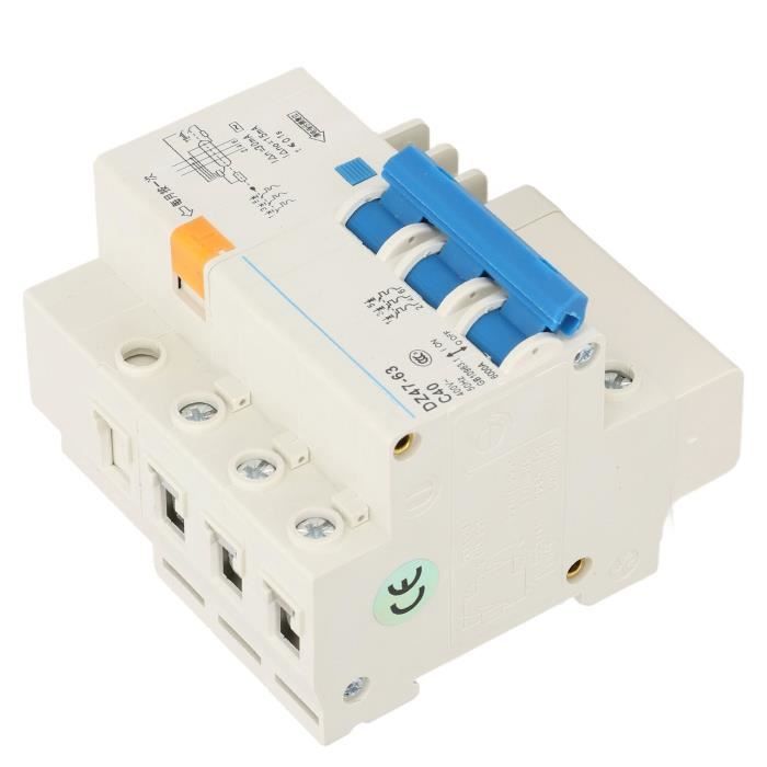 Duokon Disjoncteur de courant 3P Disjoncteur miniature, capacité de rupture 6000A Disjoncteur de ...