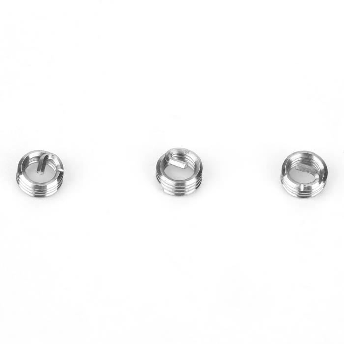 EJ.life insert hélicoïdal 100 pcs M3 Acier Inoxydable SS304 Filetage Hélicoïdal Filetage Inserts ...