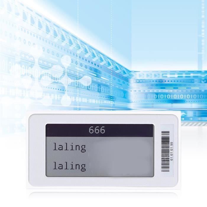 LAN Affichage d'étiquette de prix électronique Étiquette de prix électronique Smart ESL TFT ...