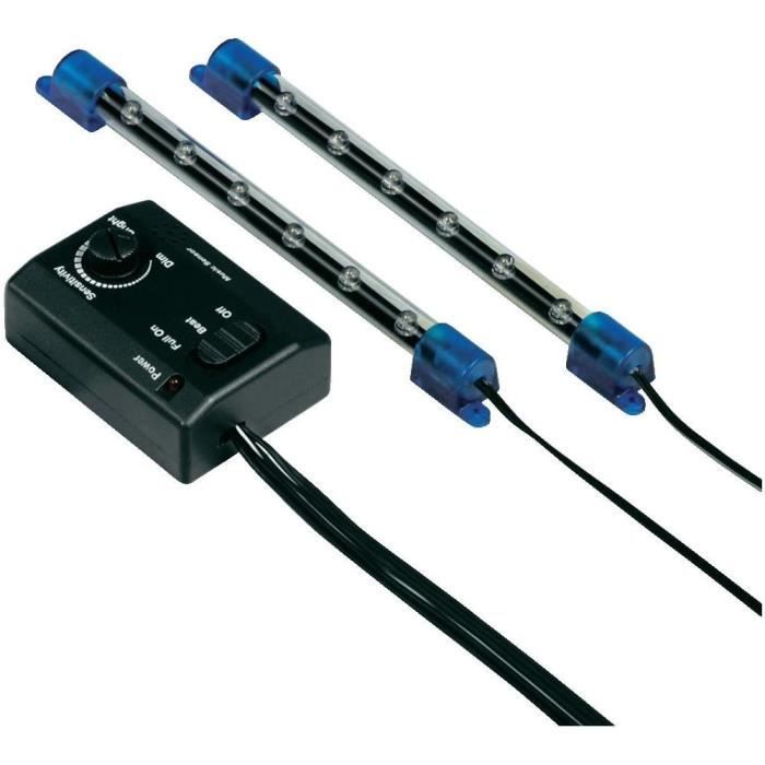 2 Mini Lampes LED bleu avec contrôle de la musi… - Cdiscount Maison
